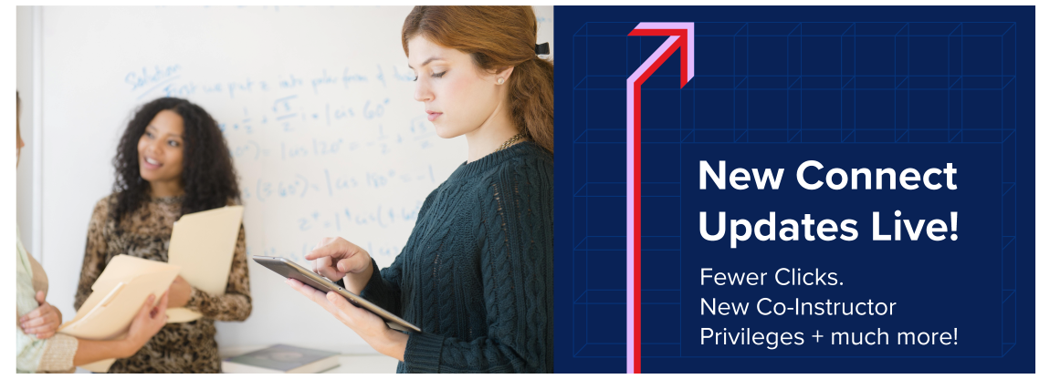 McGraw Hill Connect -- Updated instructor interface -- Online learning